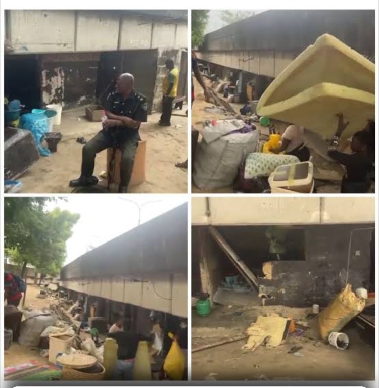 Lagos under bridge with 86 rooms, where tenants pay N250,000 annually ...