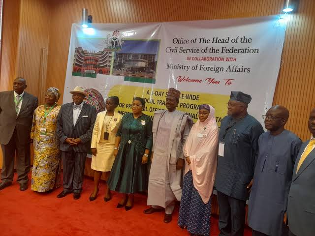 Be professional in Your Conduct, FG charges Protocol, Information ...