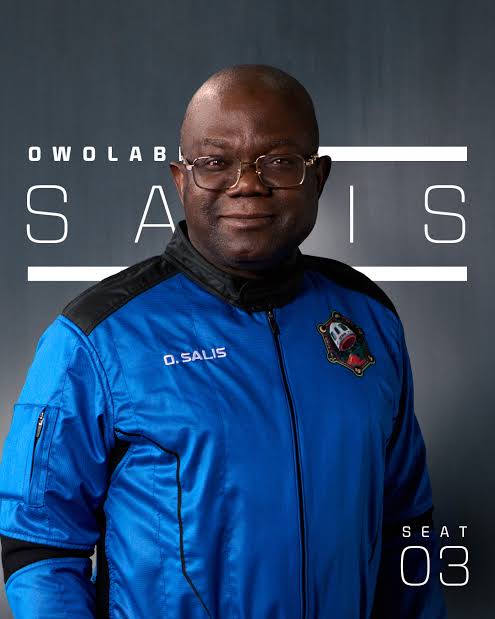 Owolabi Salis Makes History as First Nigerian to Journey into Space ...